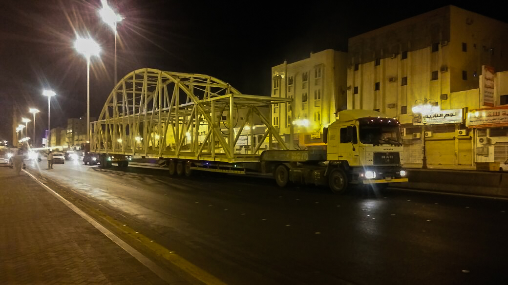Tabuk’s Pedestrian Bridges – Specialized Lines Company for Metal Industry